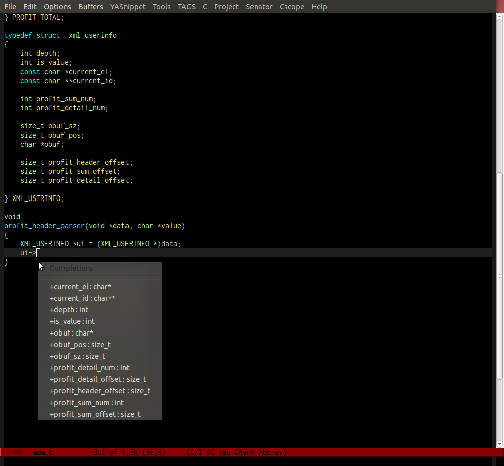 Emacs 자동완성 기능에서 이상한 현상 | KLDP